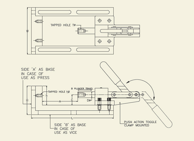 TOGGLE VICE CUM PRESS