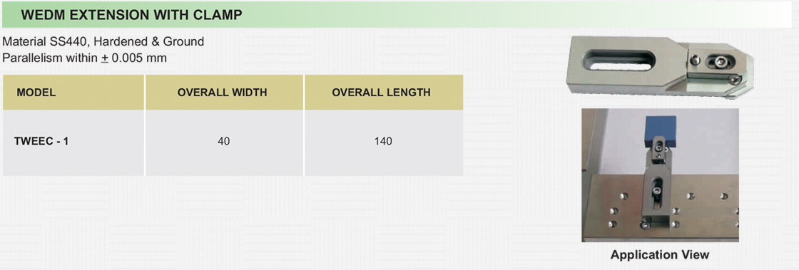 WEDM Extension With Clamp